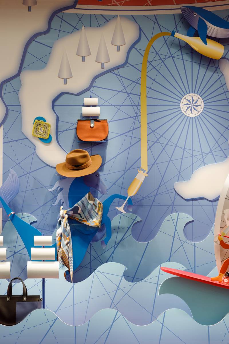 Hermès window display